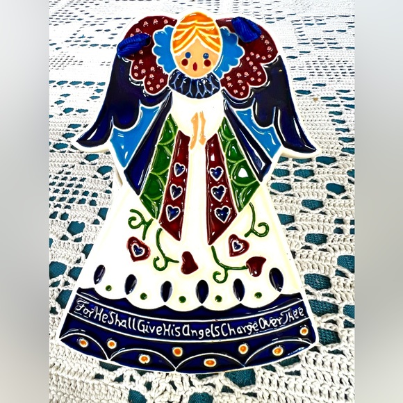 J. Duban Designs | Accents | J Duban Designs 989 Ceramic Angel Tile ...